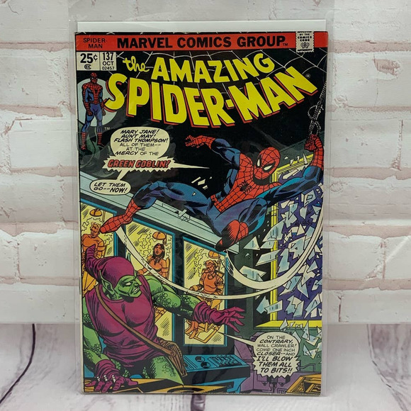 Marvel | Other | The Amazing Spiderman 37 Comic Book 1974 Marvel Comics ...